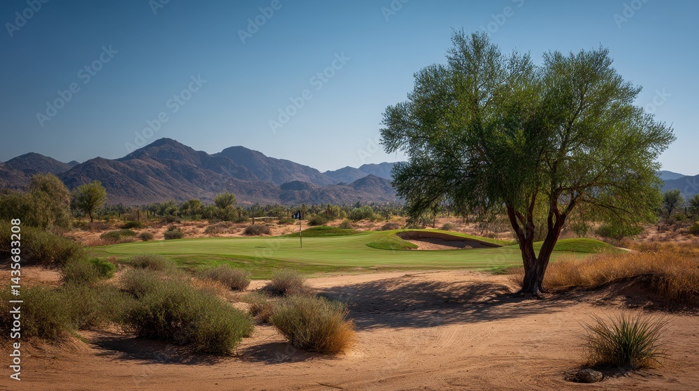 Lush Green Desert Golf Course in Arizona: A Vibrant Oasis Amidst Sandy ...