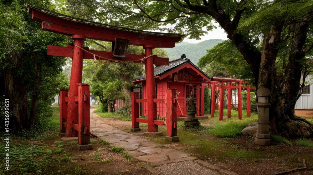 Motonosumi Inari Shrine's Majestic Torii Gates in Yamaguchi: A Red ...