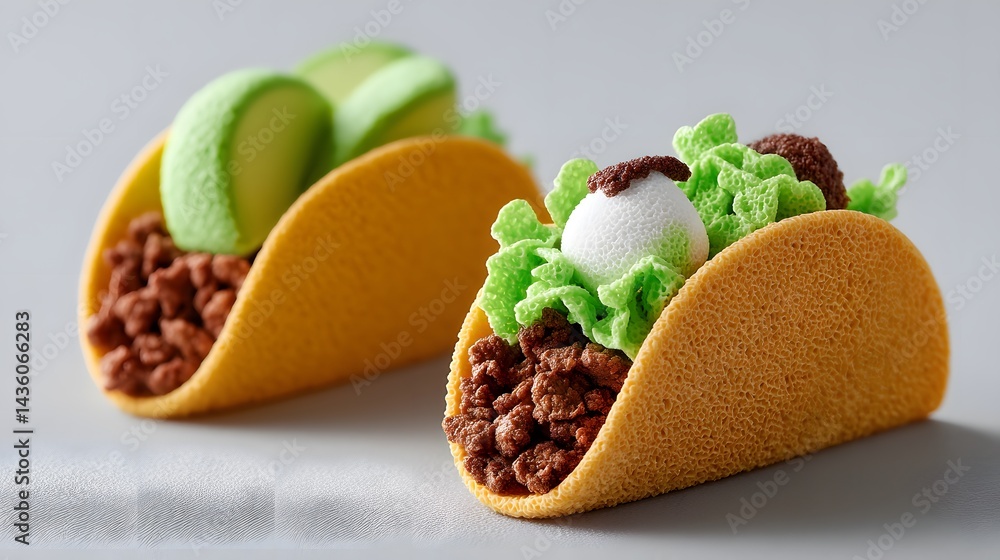 Generation Alpha food menu: Beyond Meat Tacos – 3D-printed shells, lab ...