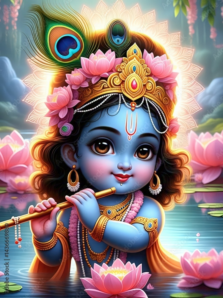 krishna bhagwan photo | cute krishna mobile wallpaper hd 4k | little ...
