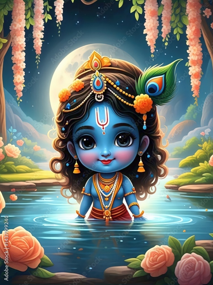 krishna bhagwan photo | cute krishna mobile wallpaper hd 4k | little ...