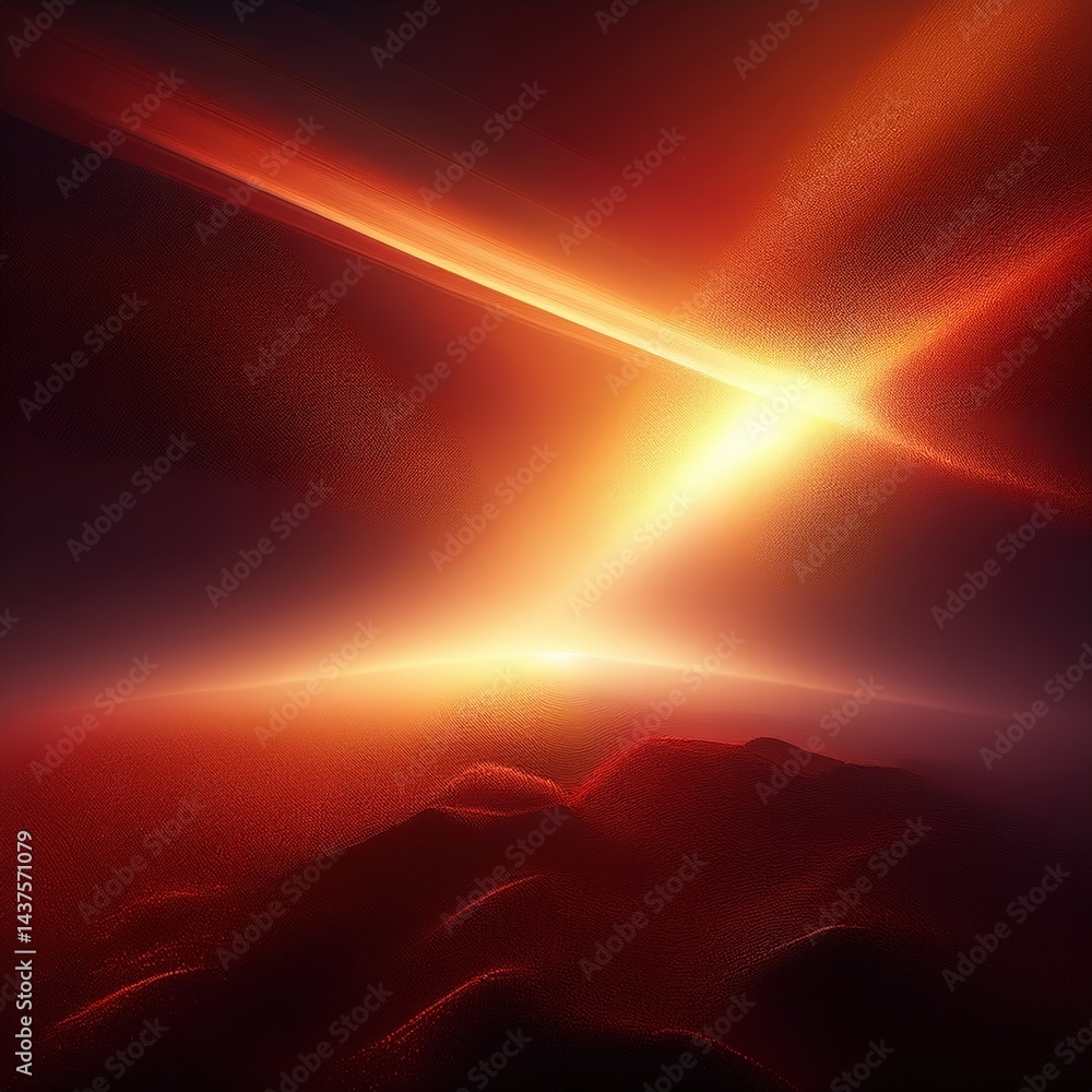 f A high resolution cinematic background with dramatic light flares ...