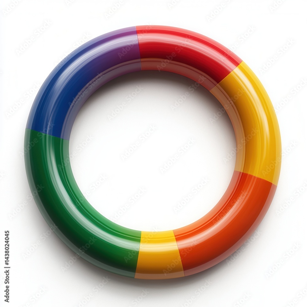 pride month, lgbt, gay, lesbian concept. Colorful circular object with ...