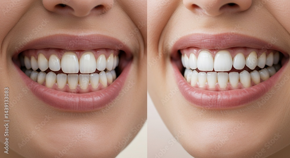 Detailed Before and After Comparison of Wide Genuine Smile Transforming ...