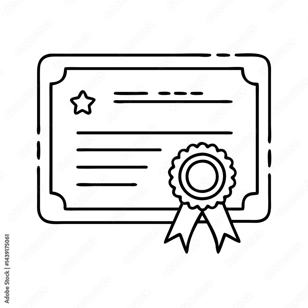 Vector de Stock certificate of appreciation icon, certificate of ...