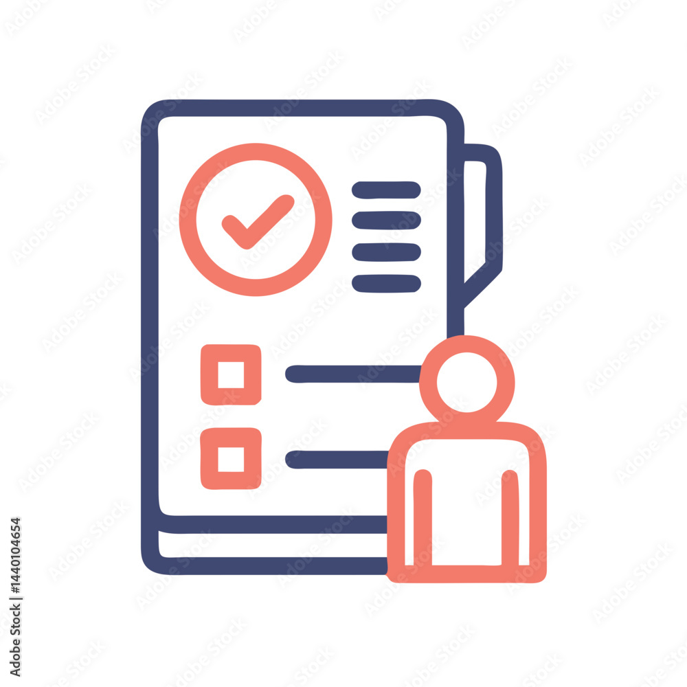 Job Application Status: Approved Applicant with Checklist and Person ...