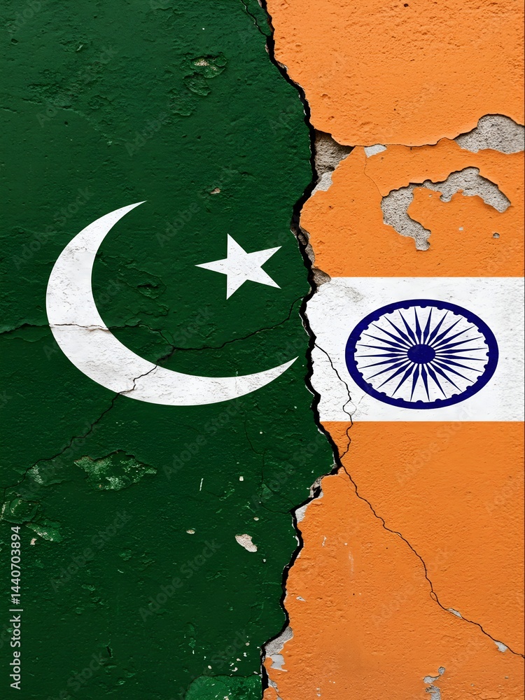 A visual representation of the India-Pakistan dynamic through their ...