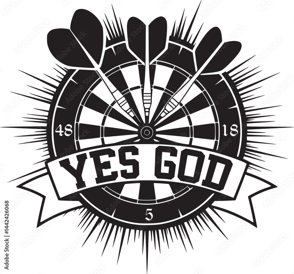 Vector de Stock Darts Logo Svg | Dartboard Svg | Dart Game Svg | Dart Svg | Darts Clipart | Dart ...