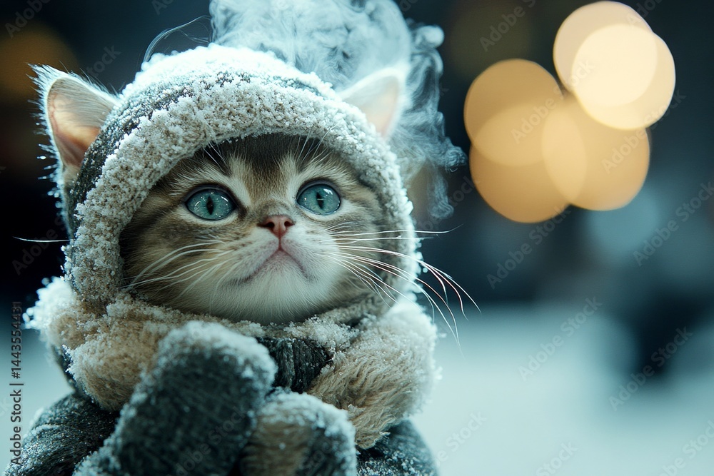 Problem of struggling animals. Social promotion - ?nimal care. Stock ...