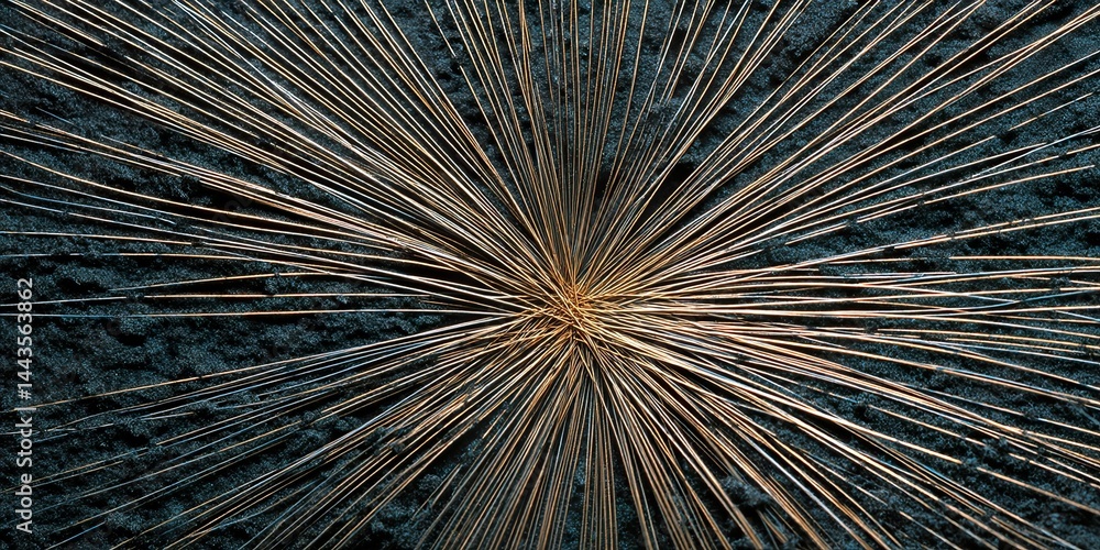 Magnetic Field Lines Iron Filing Visualization Scientific Exploration ...