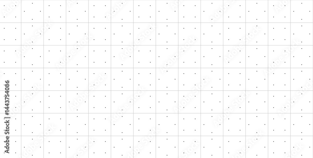 Seamless dotted grid pattern vector. Minimal and modern dot-based grid ...