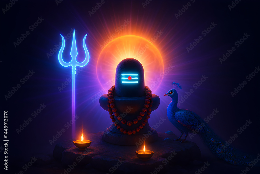Divine Hindu Lord Shiva Lingam Worship Spiritual Hinduism Symbol ,Lord ...