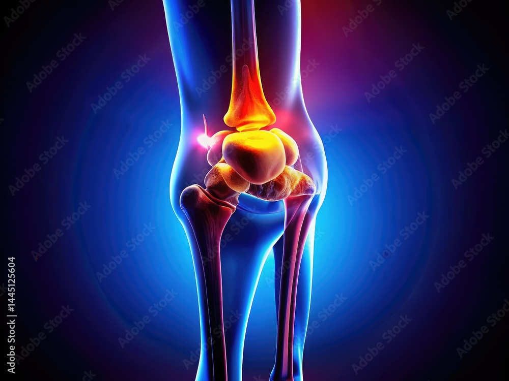Patella Anatomy Anterior View Silhouette, Knee Joint Silhouette, Human ...