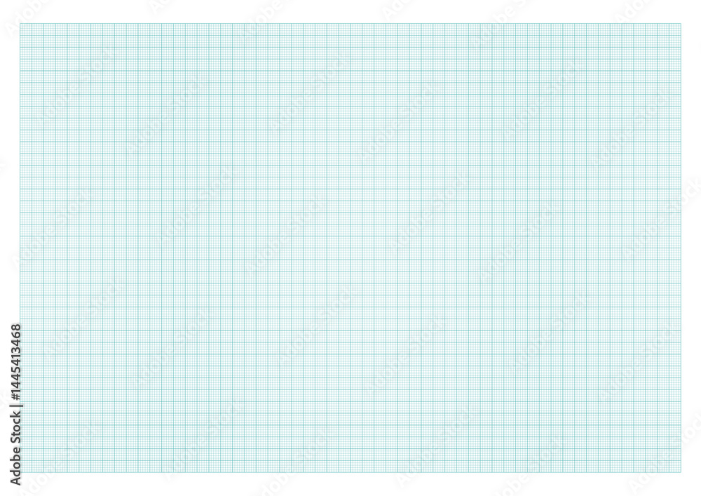 Blue millimeter graph paper grid. Abstract squared background. Light ...