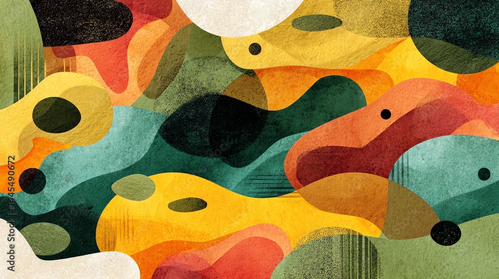 Discover organic fluid vector shapes with transparent text overlay ...