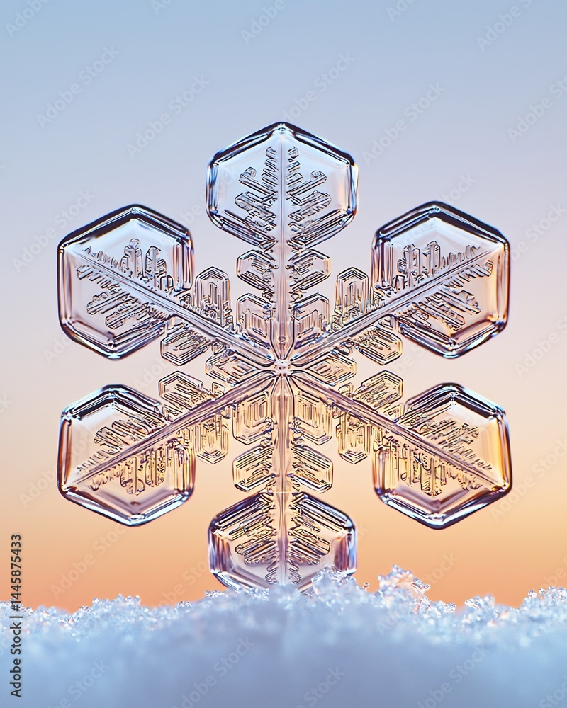 Fractal based model of snowflake formation real time crystallization ...