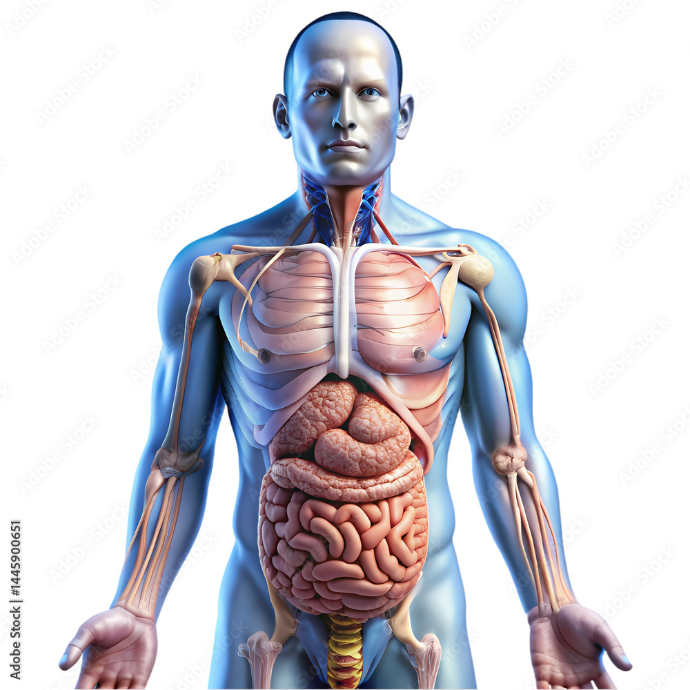 Human Anatomy Diagram Internal Organs Systems and Body Structure ...