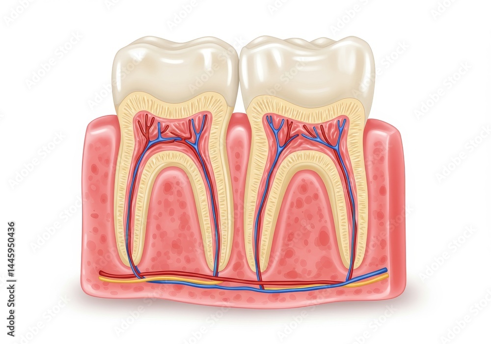 Human Tooth Anatomy: Enamel, Dentin, Pulp, and Root Structure ...
