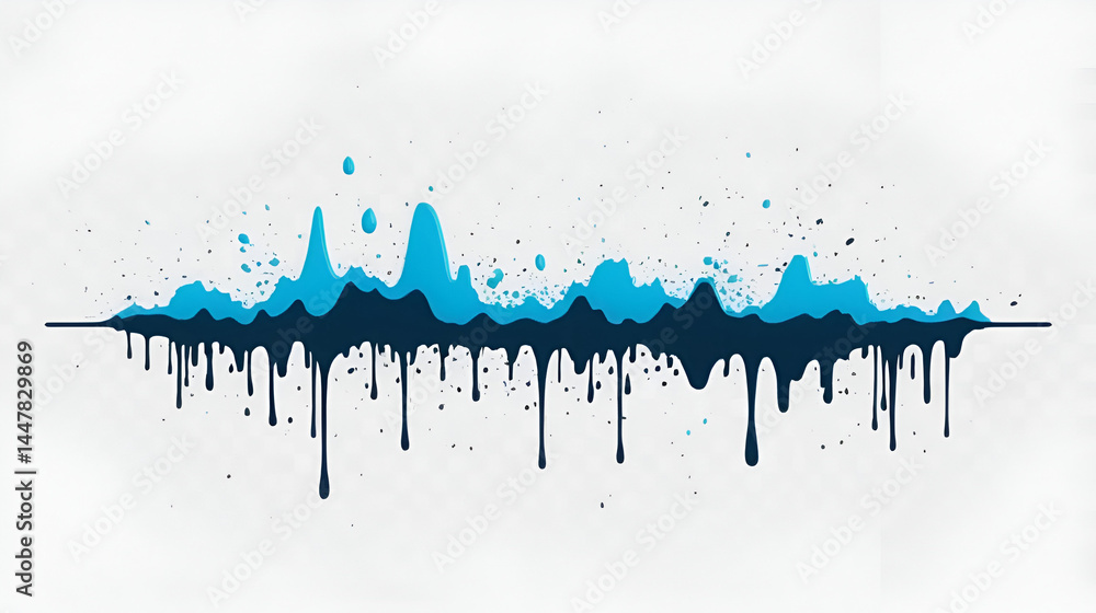 line animation. Hand drawn underline animation, isolated on transparent ...