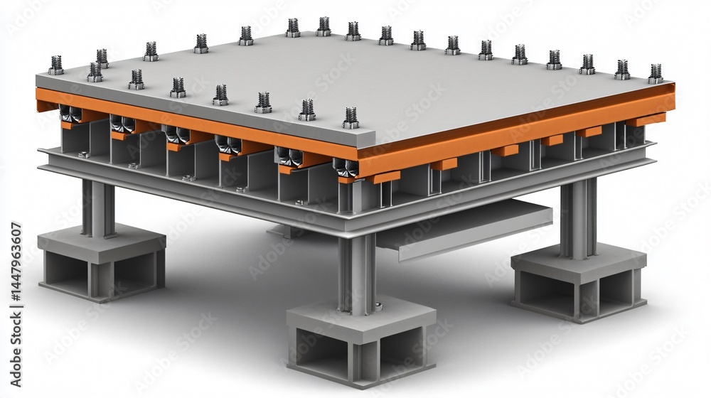A detailed framing plan of a garage wall frame with build line ...