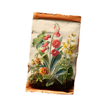 Vintage Floral Seed Packet Free Stock Photo - Public Domain Pictures