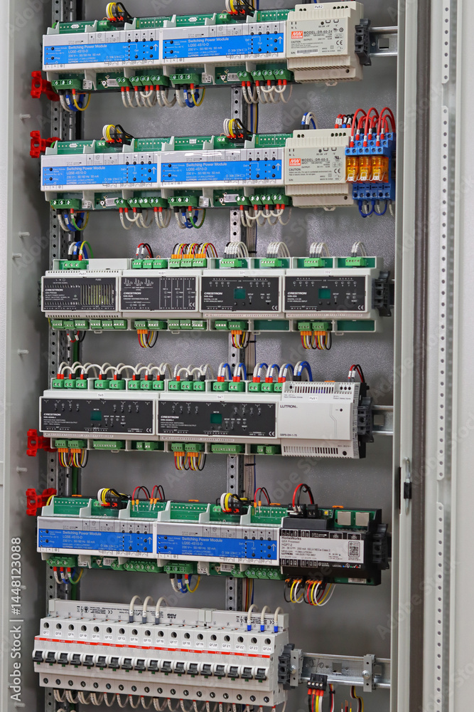 ABB Metal Enclosure Electrical Switchboard for Home Power Supply. It is ...