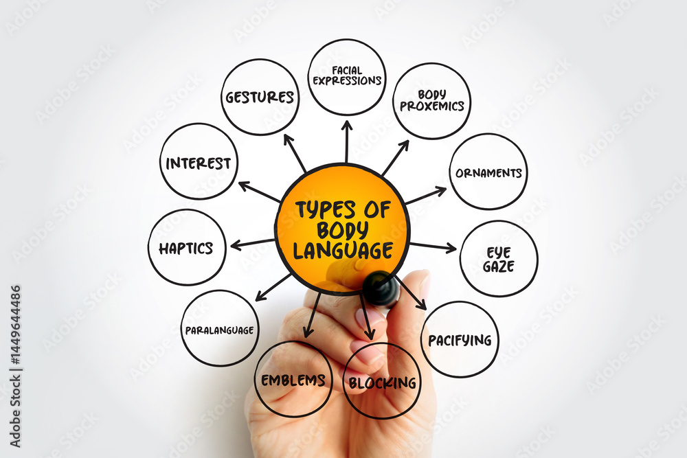 Types of Body language - range of nonverbal signals that you can use to ...