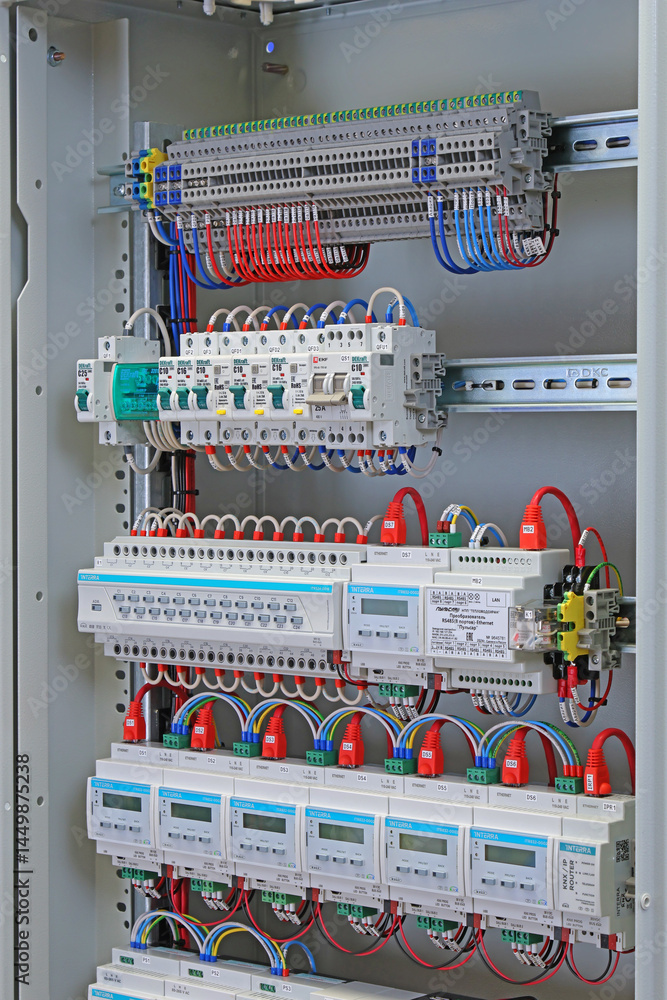 ABB electrical switchboard for office premises based on KNX Interra ...