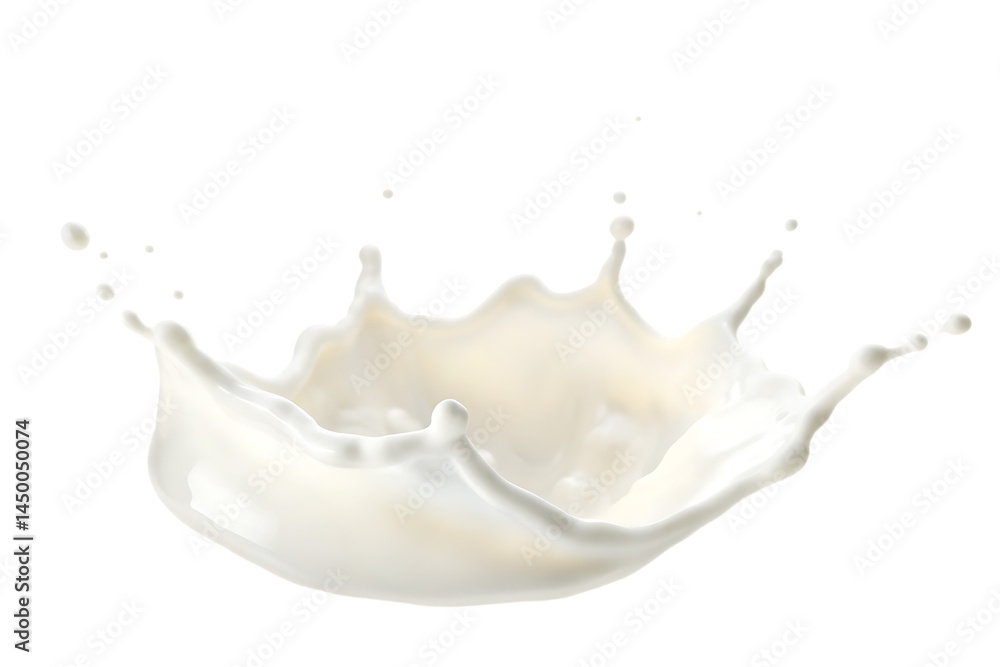 Splash of milk or cream, cut out isolated on white background PNG Stock ...