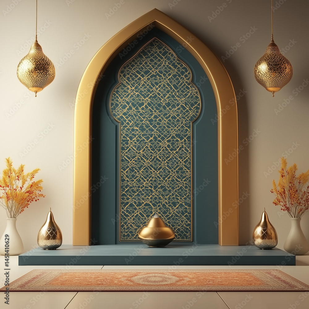 creative poster design for qurban event, Islamic patterns, Ai generated ...