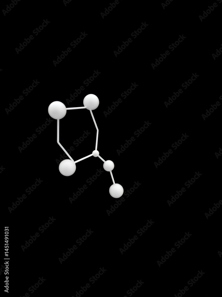 Adenosine (Ado) purine nucleoside molecule. Important component of ATP ...