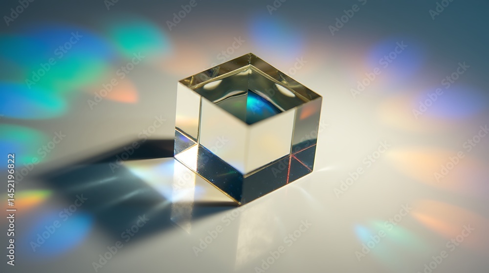 Explore light dispersion with a crystal cube prism for physics and ...