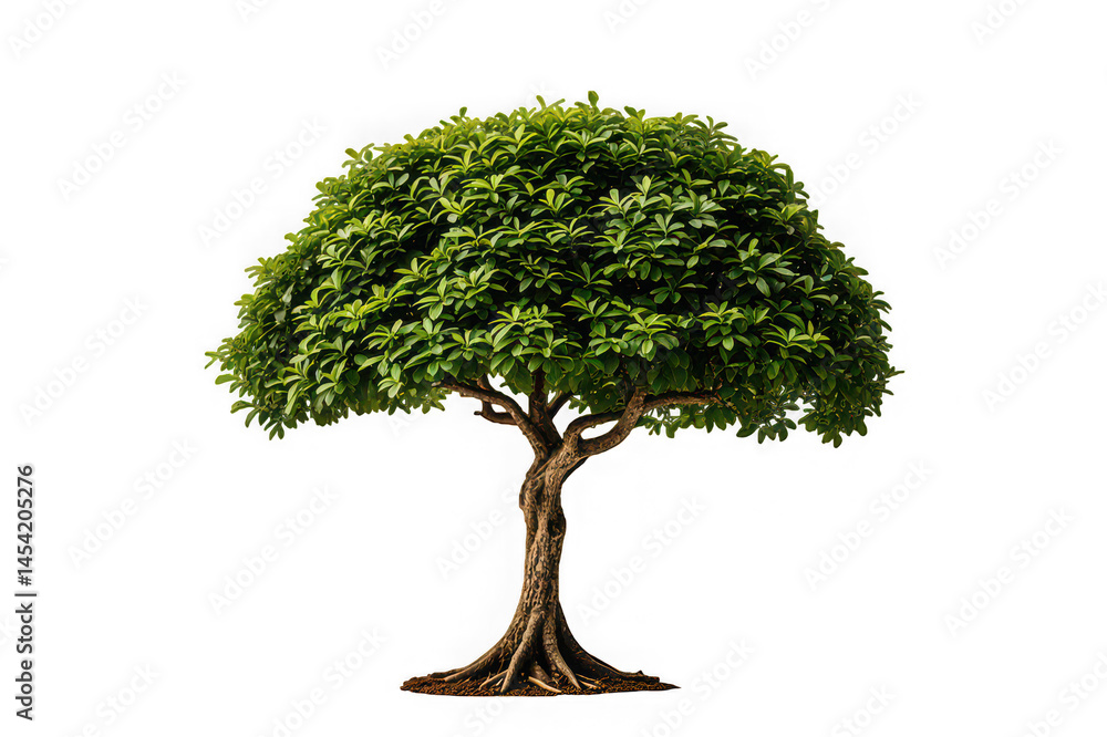 Sal Tree Isolated on White Background for Stock Photography Stock Photo ...