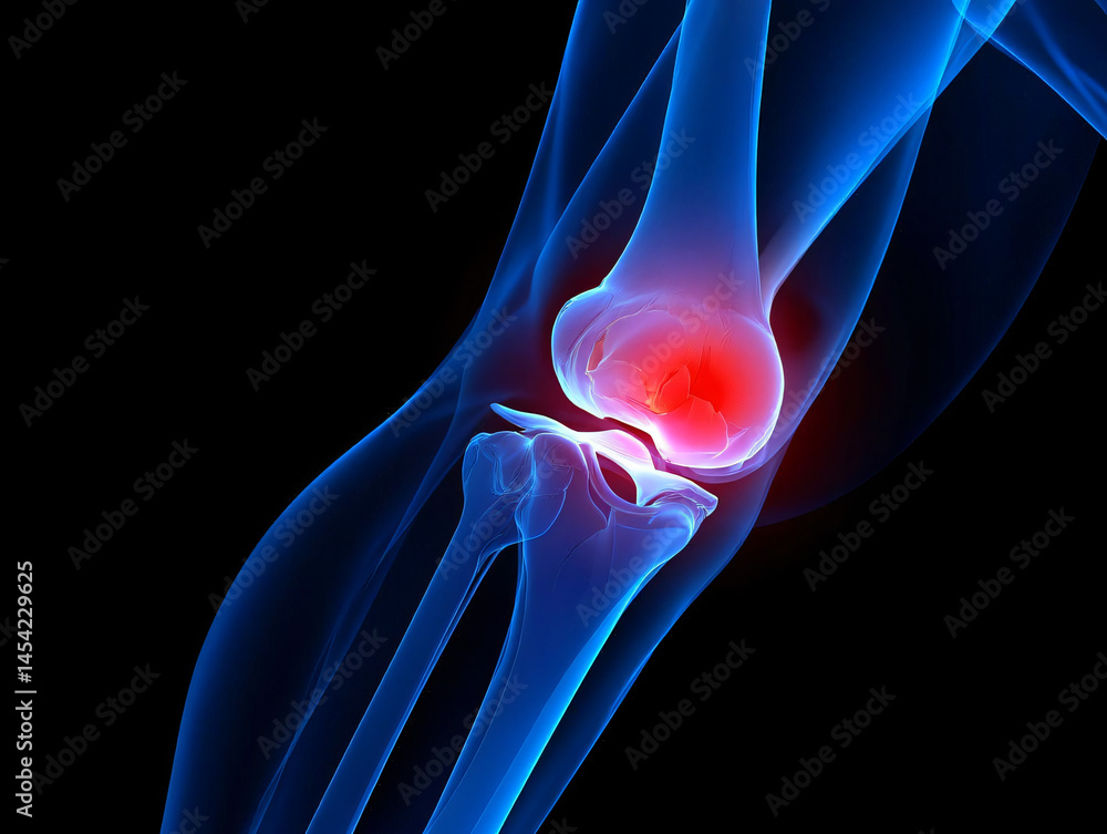 Stock-Illustration „Understanding Knee Pain Anatomy, Causes, and ...