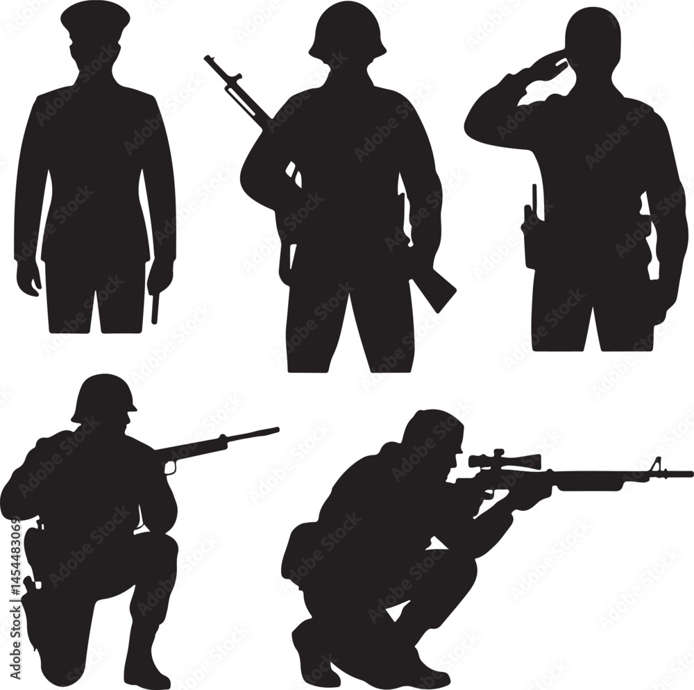 Стоковое векторное изображение «Memorial Day SVG | Soldier Silhouette ...