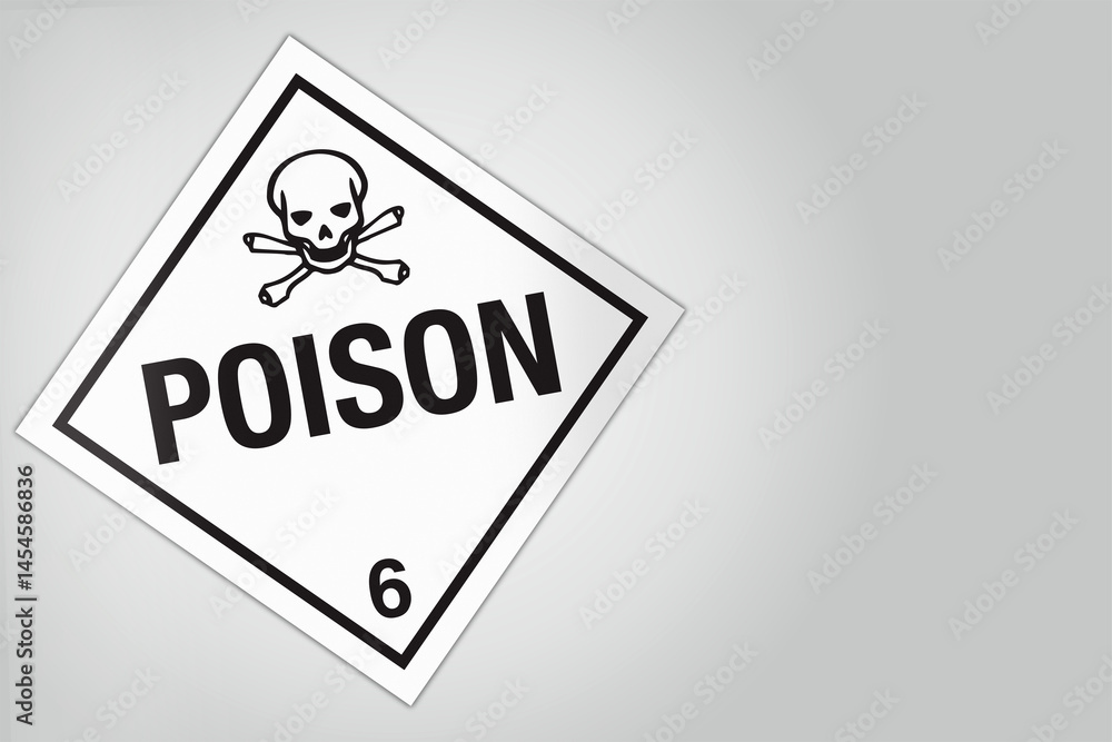 Hazardous Material HAZMAT Diamond Label Marking Placard Shipping Class ...