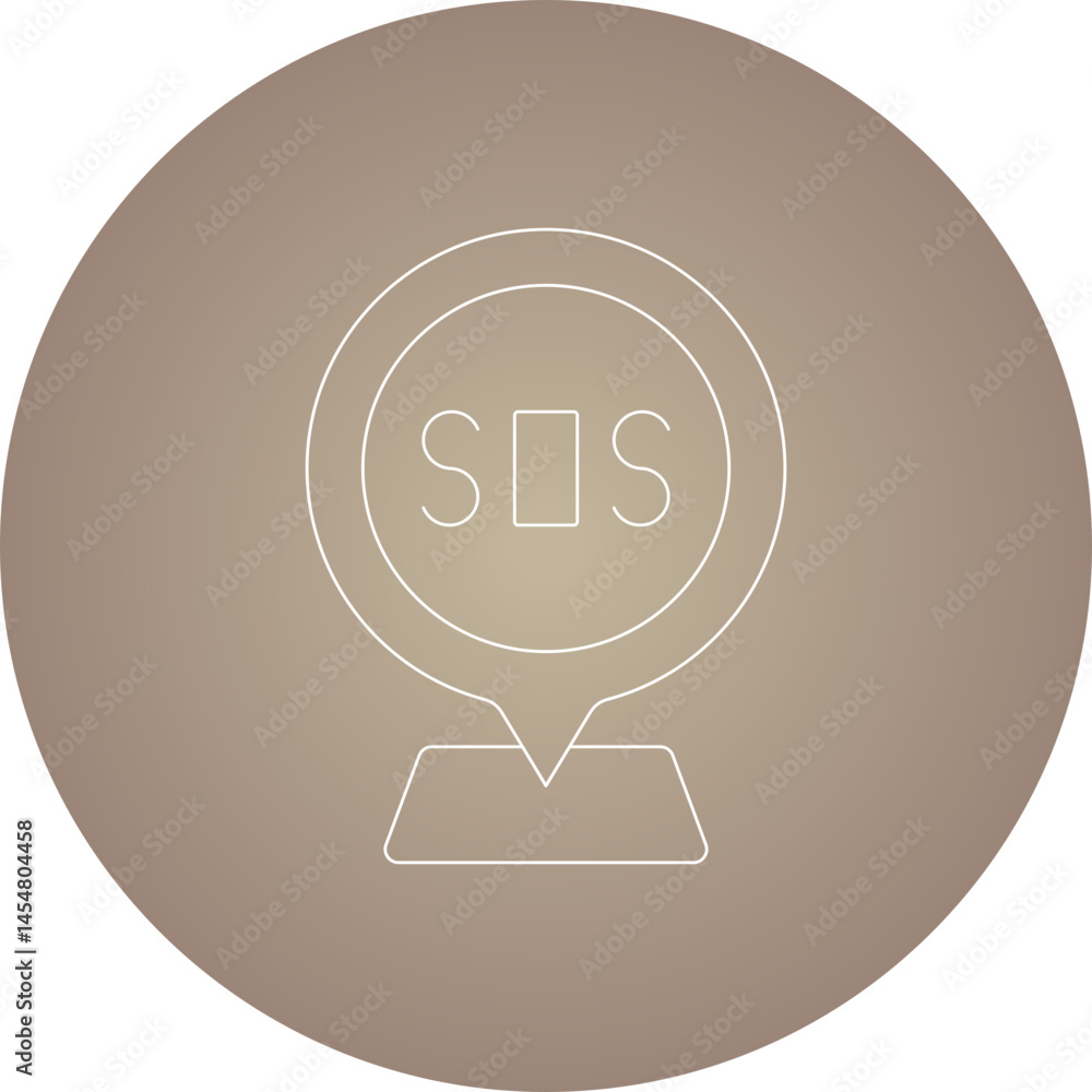SOS icon single vector illustration Stock Vector | Adobe Stock