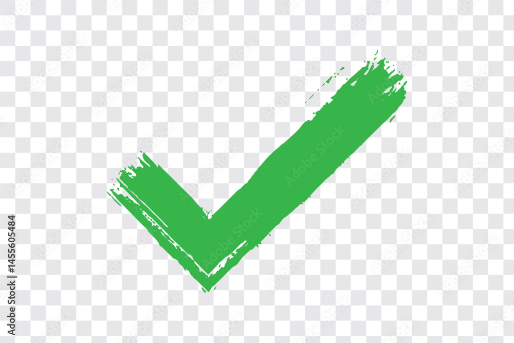 Tick and Cross sign elements. vector buttons for vote, election choice ...