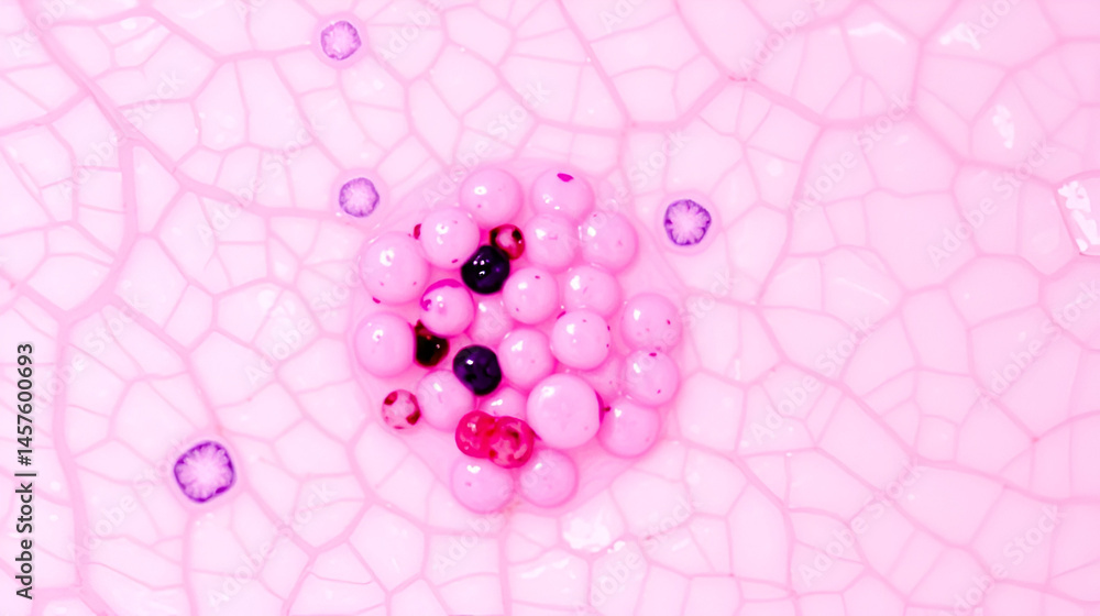 Cutaneous nodule (biopsy). Photomicrograph of glomangioma of skin ...