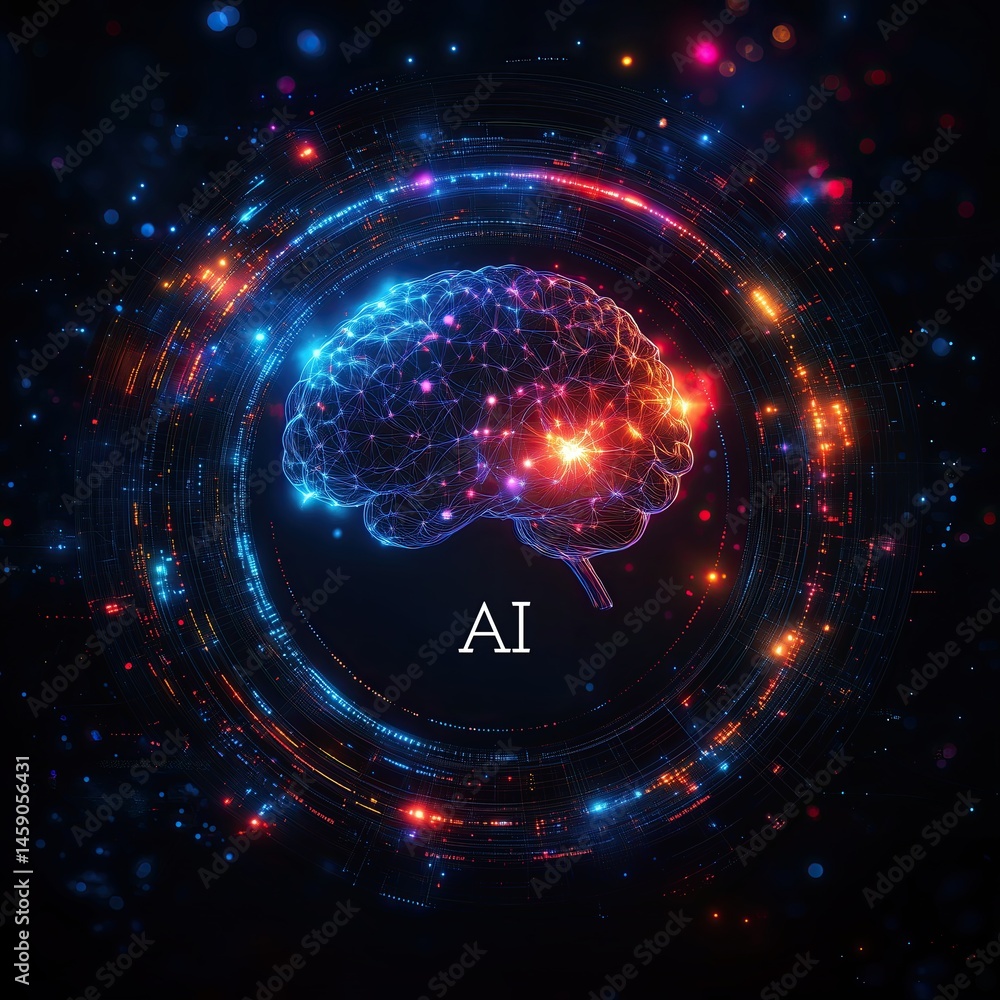 Perfil de cerebro humano idea conceptual donde se le visualiza dentro ...