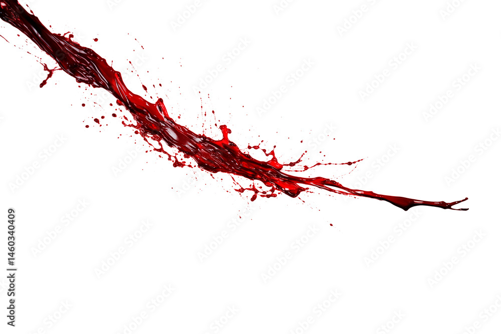 Realistic Red Blood Splatter PNG — Dripping & Explosion Effects on ...