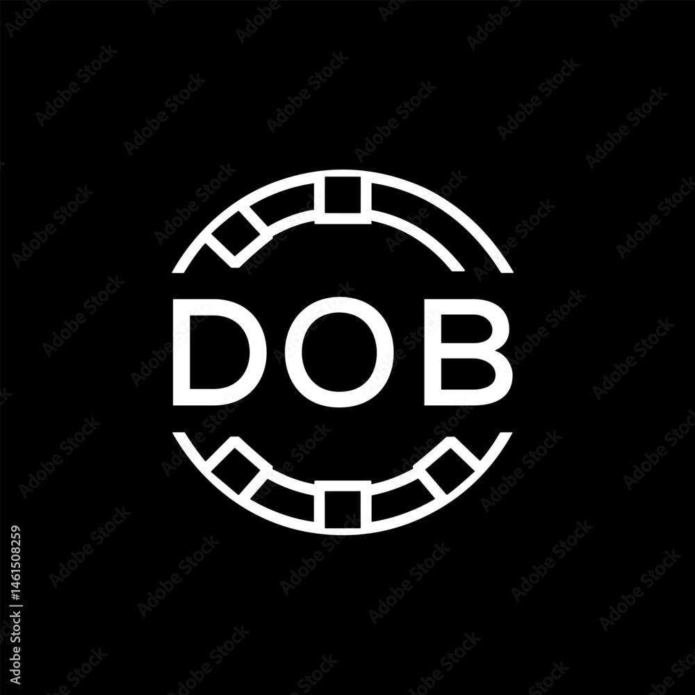 WebDOD letter logo. DOD blue image on white background. DOD Monogram ...