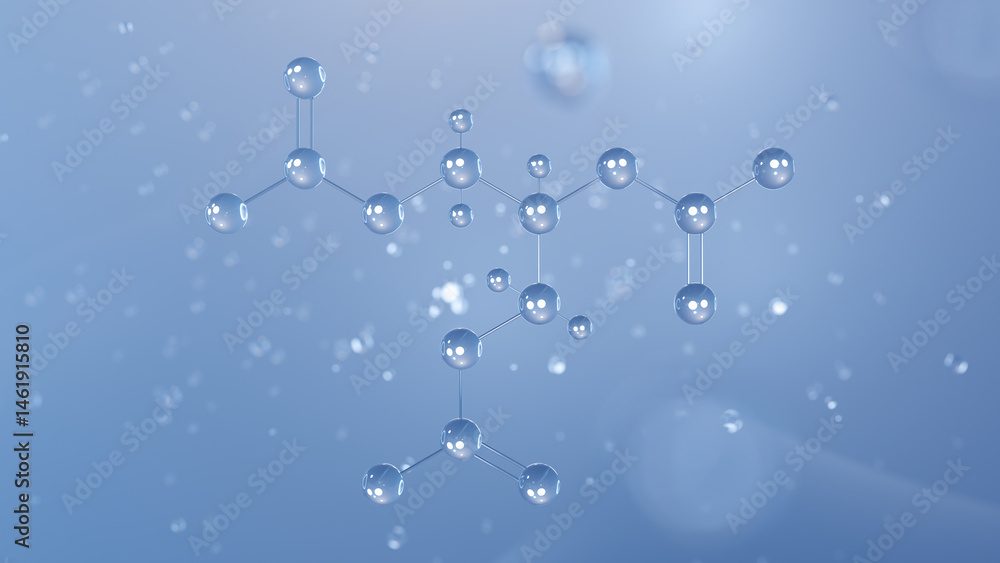 minitran molecular structure, 3d model molecule, antianginal agent ...