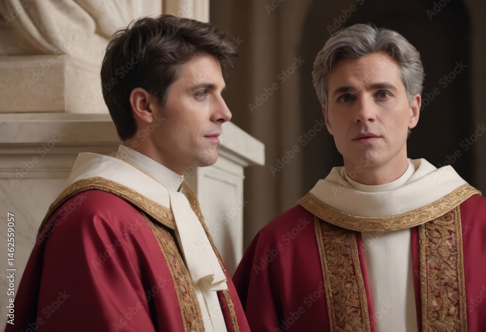 cardinals and bishops during the conclave, electing the new pope ...