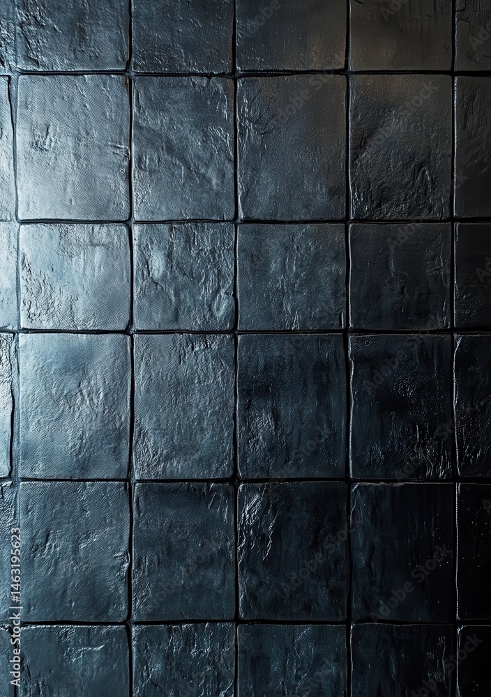 Dark gray square tiles arranged in a grid pattern, showing subtle ...
