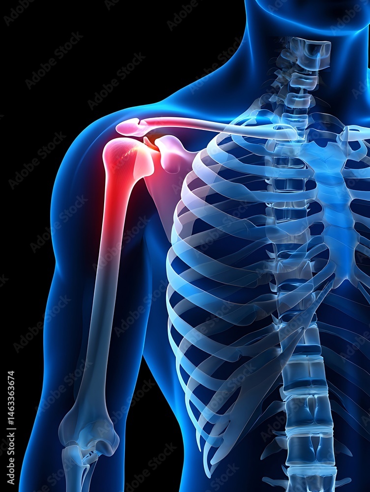 Ilustración de Stock Understanding Shoulder Pain Anatomy, Causes, and ...