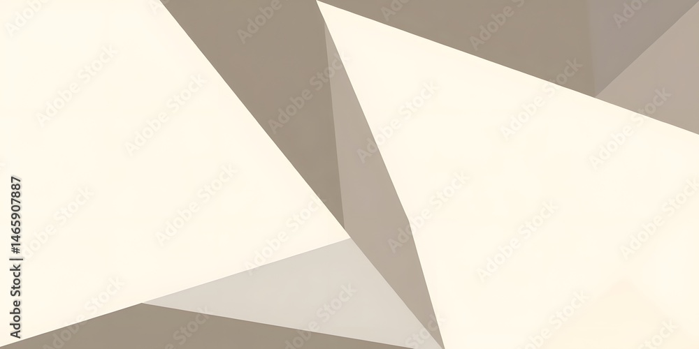 Geometric Funeral Flyer Design. Muted Colors And Clean Lines For ...