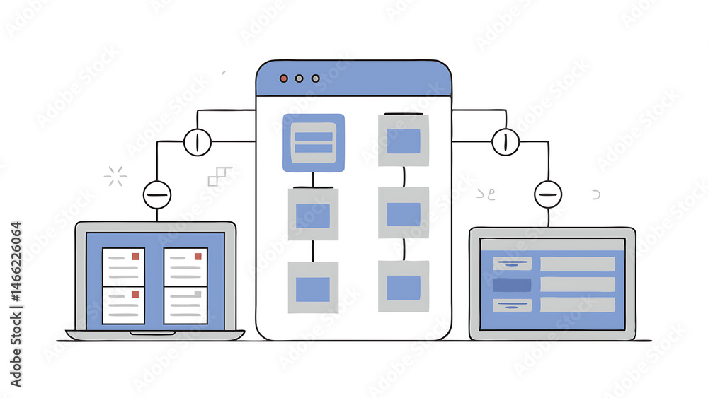 business workflow process management concept digital transformation workflow automation system ...