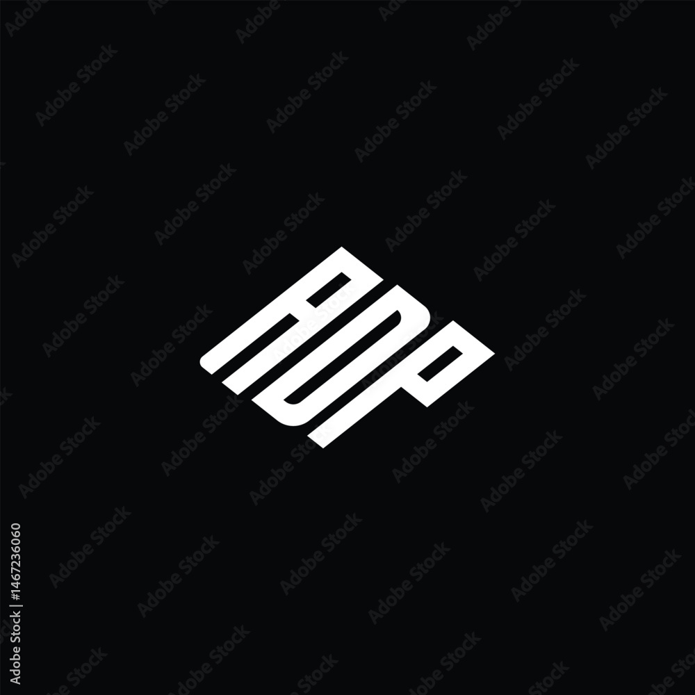 ADP logo ADP icon ADP vector ADP monogram ADPletter ADPminimalist ...
