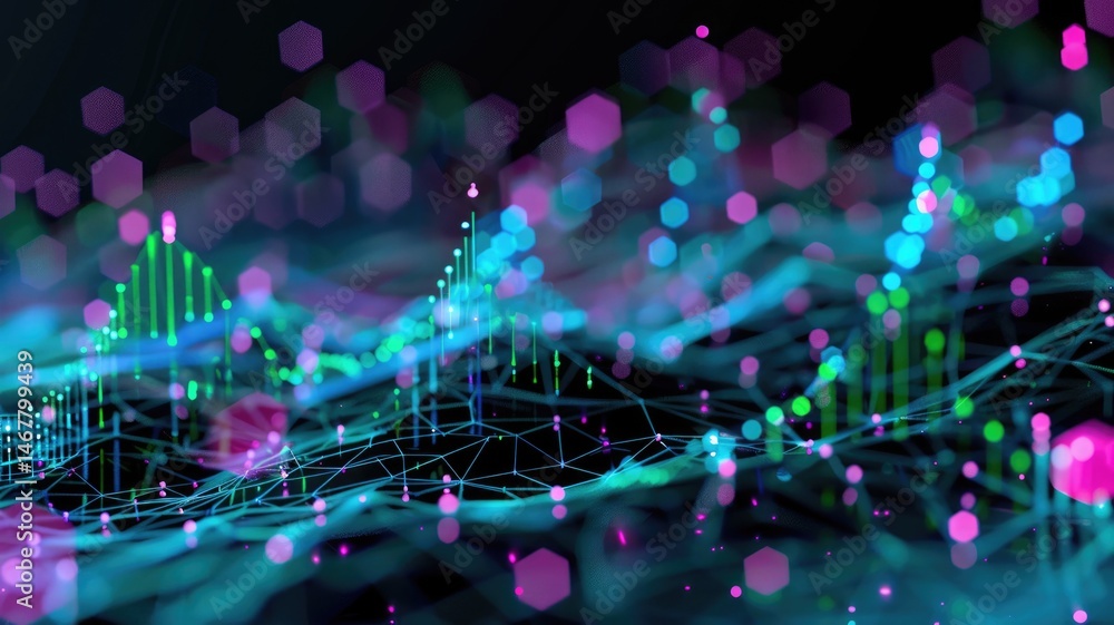 High tech graph infographic present statistic data design for excellent ...